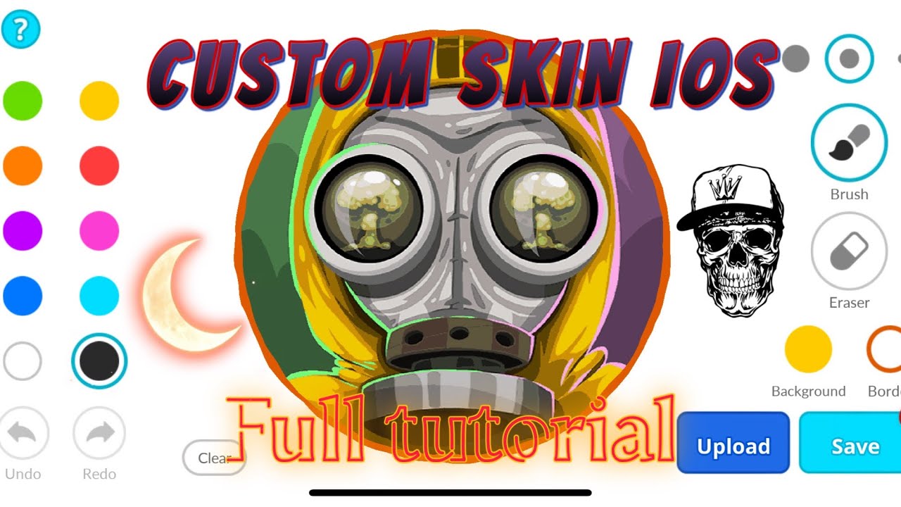 CUSTOM SKIN TUTORIAL (AGARIO MOBILE) - YouTube