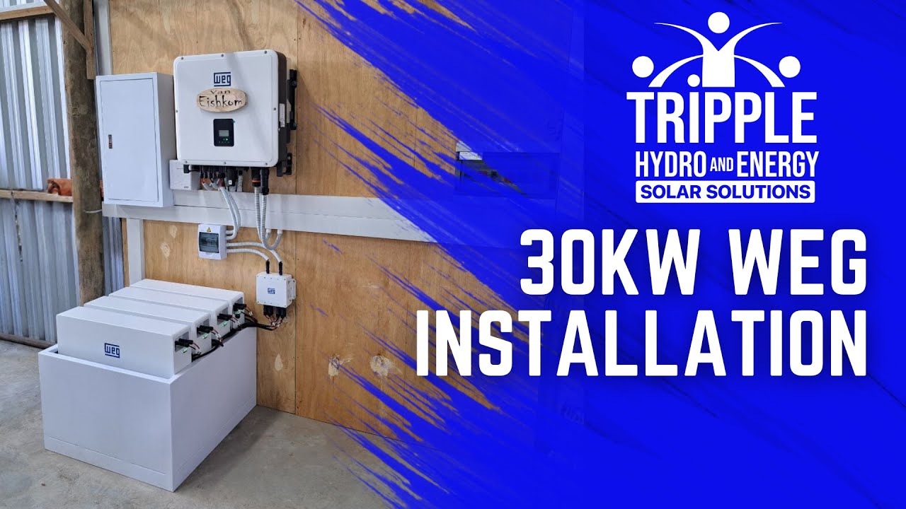 WEG 30kW Installation | Solar Installation - YouTube