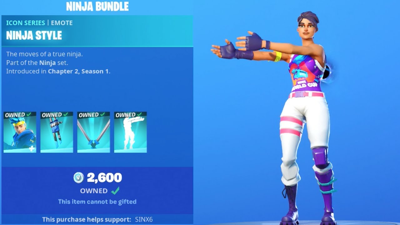 *NEW* NINJA BUNDLE..! (Item Shop) Fortnite Battle Royale - YouTube