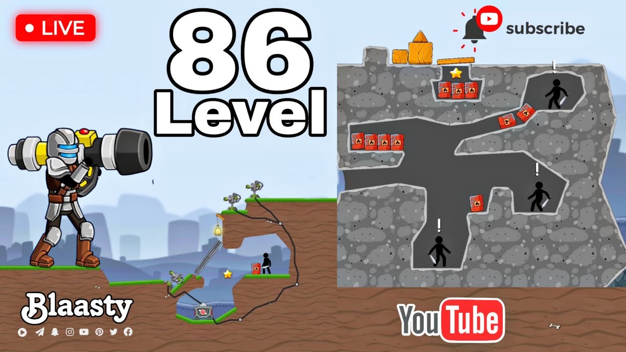 Boom Stick Game । Blaasti Level :-86/150 । how to complete level 86 ...