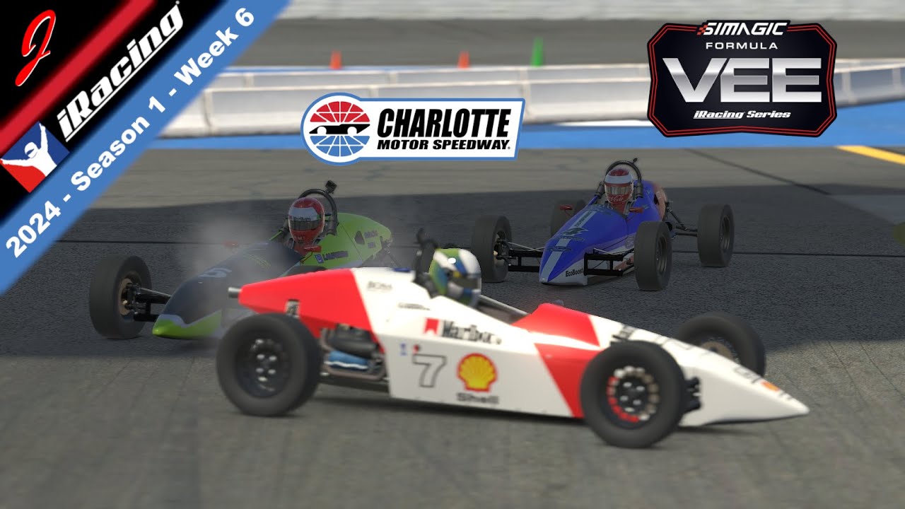 Formula Vee - Charlotte Legends Road Course - iRacing - YouTube