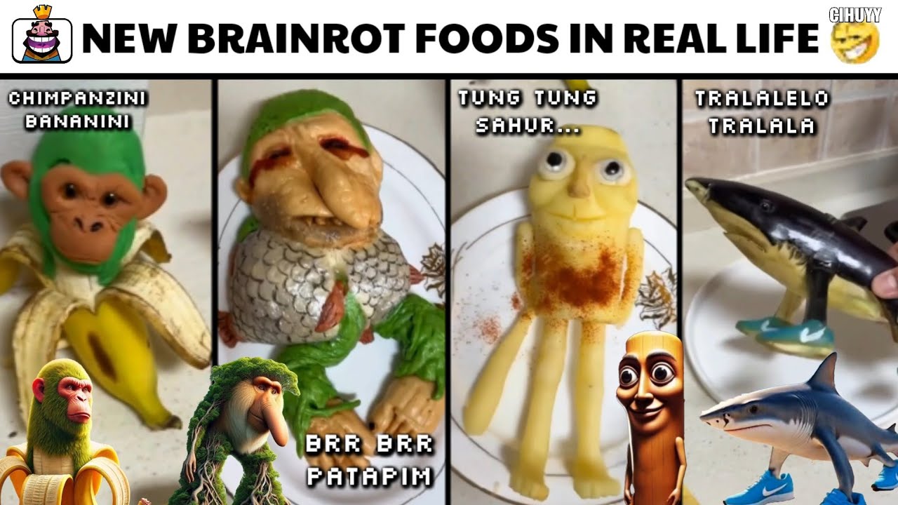 Italian and Indonesian Brainrot Foods in Real Life - YouTube