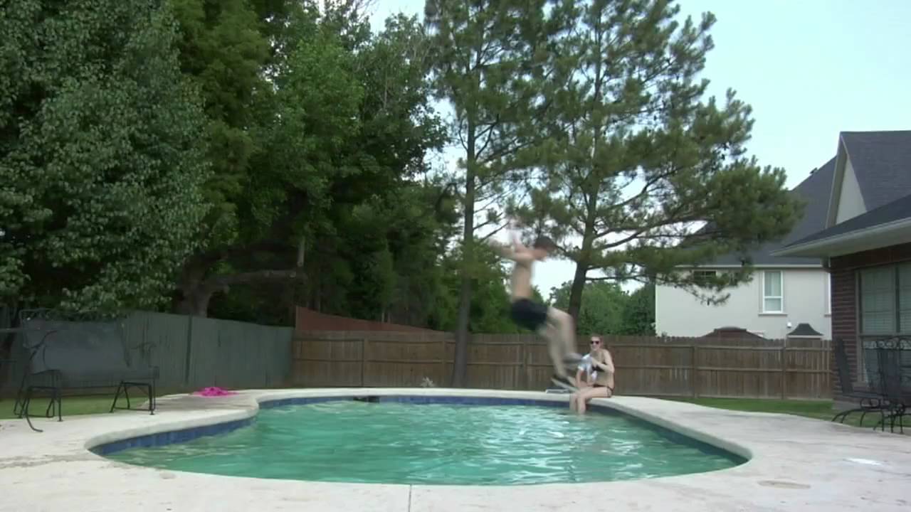 Epic Pool Jump - YouTube