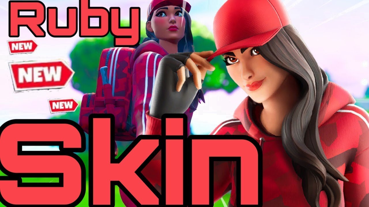New Ruby fortnite skin in game - YouTube