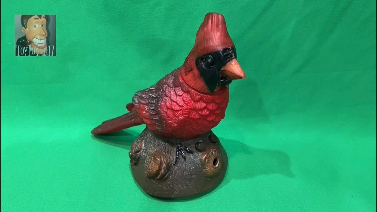 Gemmy 2000 Animated Singing Cardinal - “Groovin” - YouTube