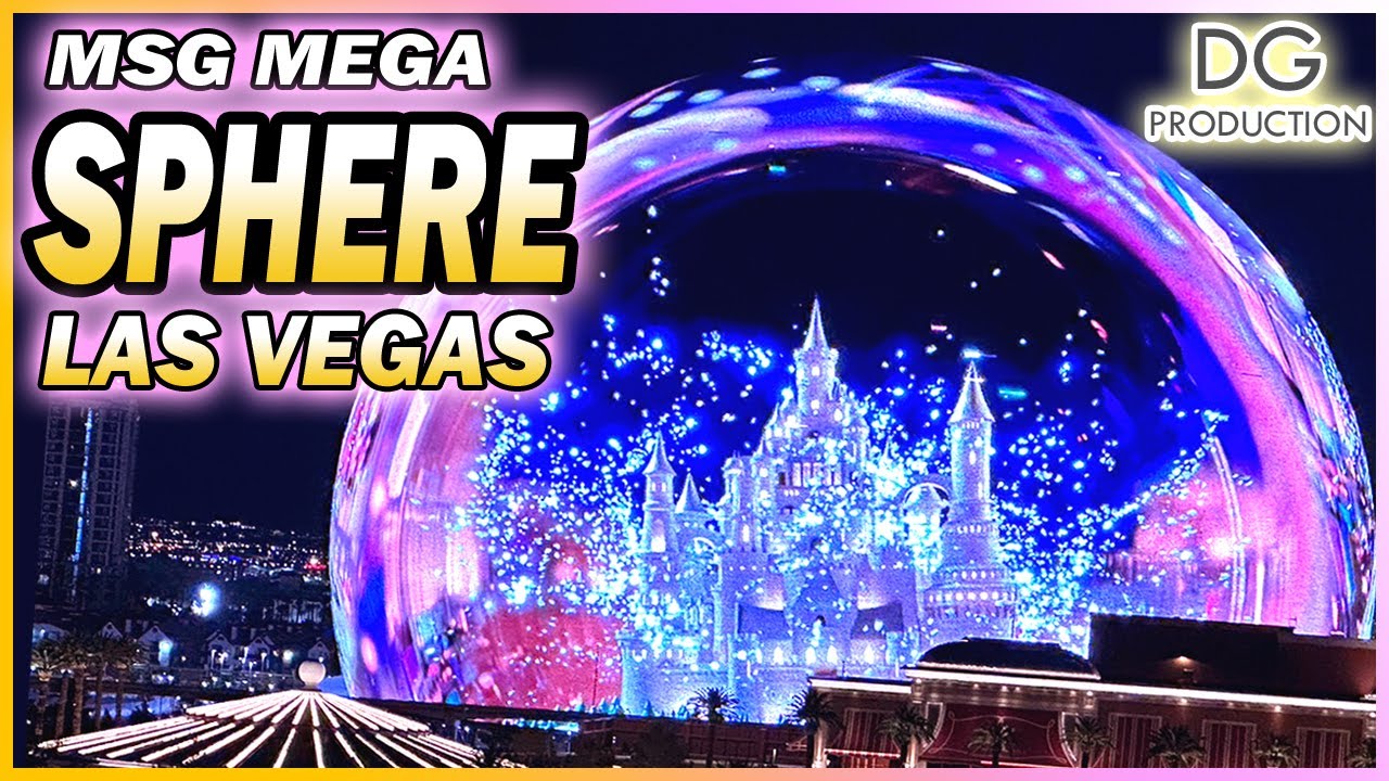 NEW THE WORLD'S LARGEST LED MEGA SPHERE MSG 2.3 BILLION LAS VEGAS NBA ...