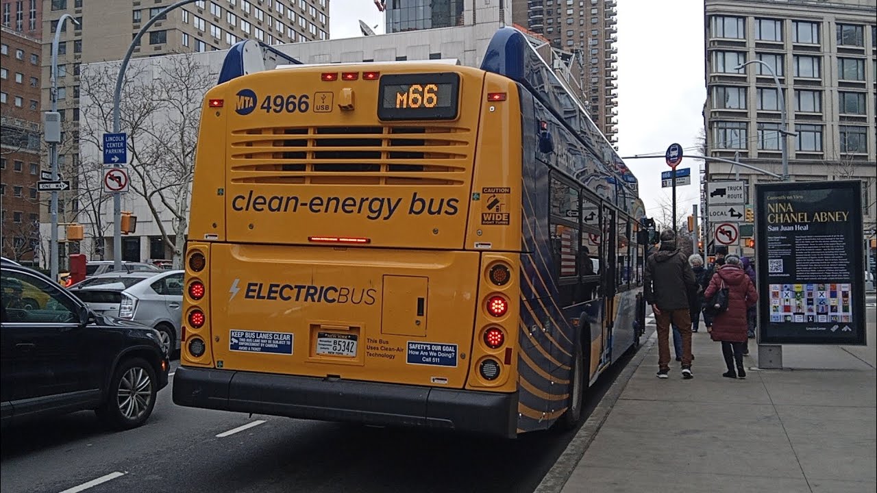 M66 Bus Ride From East Side York Ave to Lincoln Center West End Ave ...