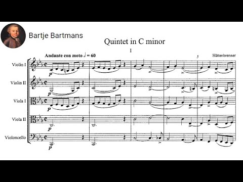 Anselm Hüttenbrenner - String Quintet in C minor (c. 1820)