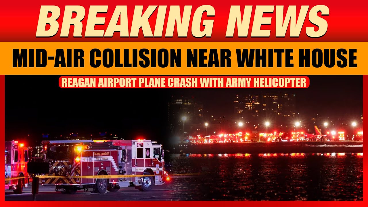 Mid-Air Collision: American Airlines Jet and Army Helicopter Crash Near ...