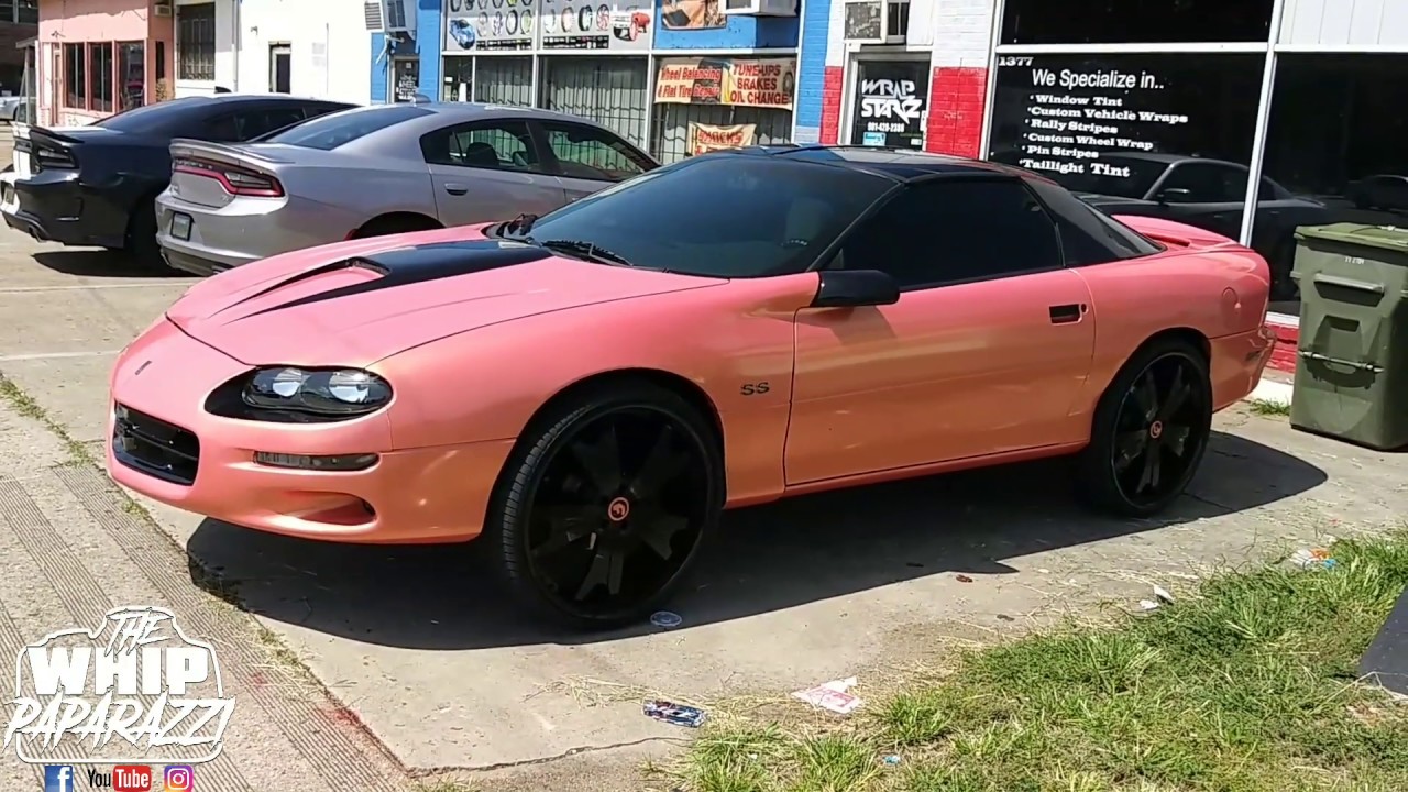 Wrapped Chevy Camaro on 24" Forgi's Wrapped by Wrap Starz of Memphis ...