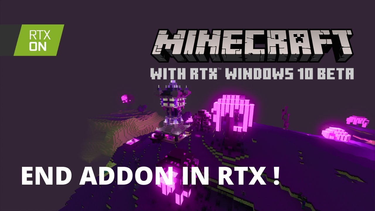 Minecraft RTX End Addon ! - YouTube