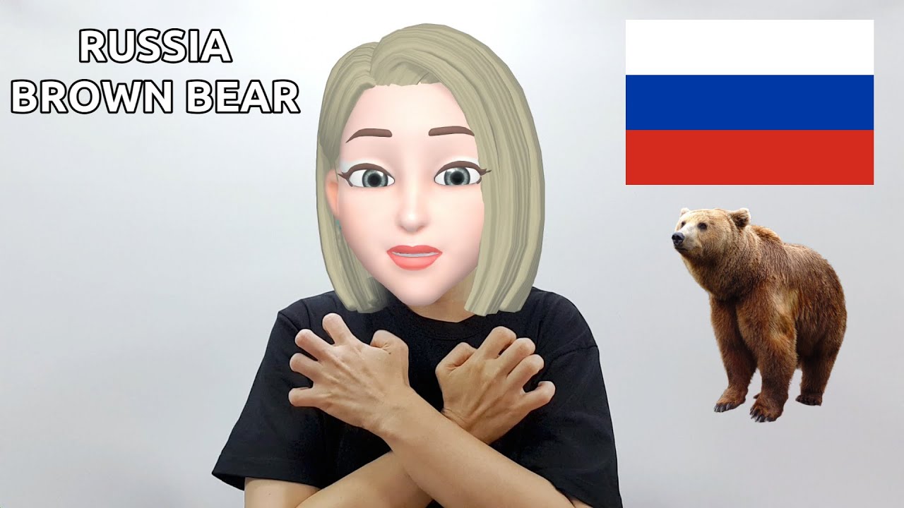 American Sign Language (ASL) Lesson: Russia Brown Bear - YouTube