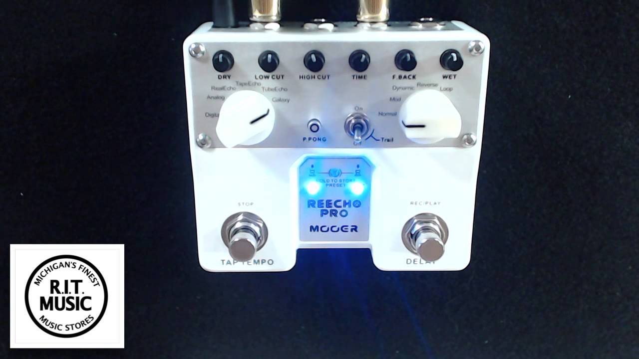 Mooer Reecho Pro Delay Pedal - RIT Music - YouTube