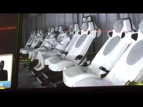 Bailey & Logan in the XD Dark Ride Motion Theater - YouTube