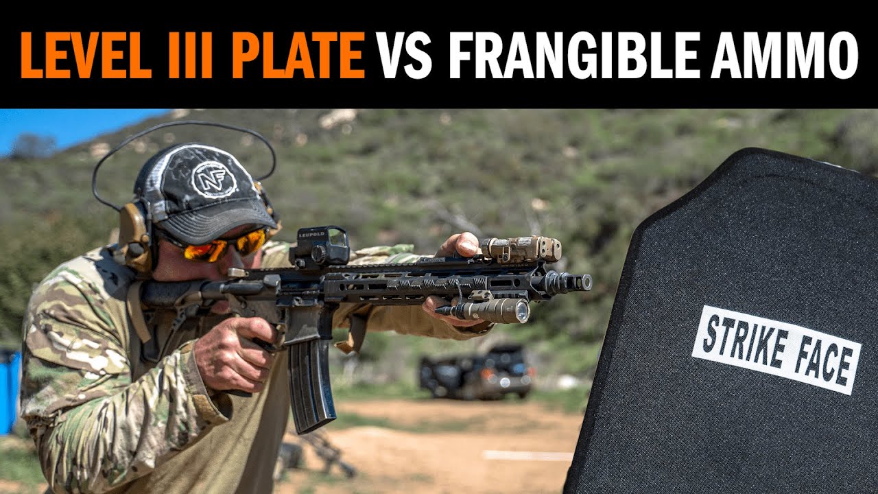 Blast Off Mondays: Level III Plate Vs. Frangible Ammo - YouTube