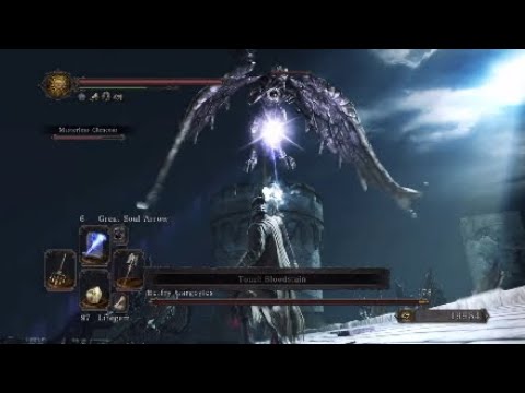 Dark Souls 2 - Belfry Gargoyles boss fight (Belfry Luna) + Hipermeser ...