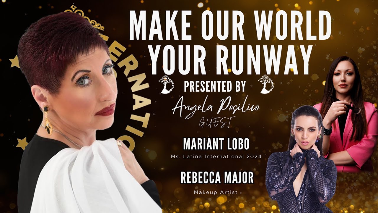 Ms. Latina International, Mariant Lobo, and the Make-up Artist, Rebecca ...