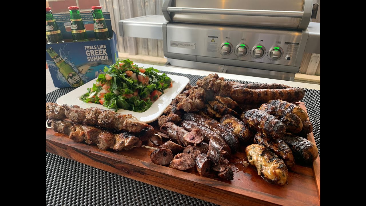 Cypriot Style Meat Platter by Jack The Greek - YouTube