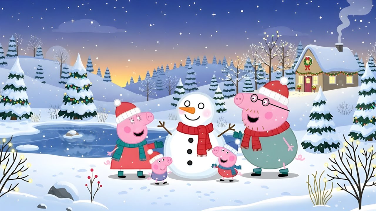 PEPPA PIG'S SNOWY DAY TURNED INTO CHAOS ️⛄ George's snowman will SHOCK ...