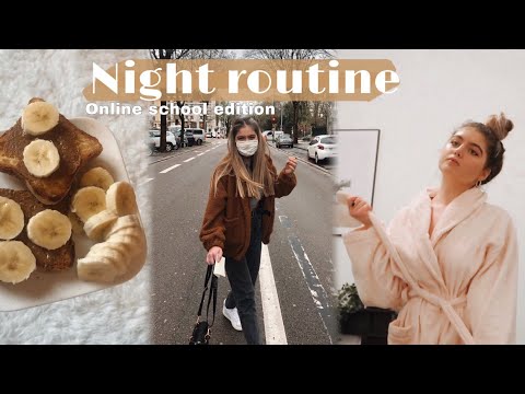 NIGHT ROUTINE 2021 (online school edition) - YouTube