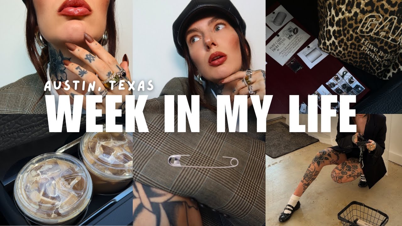 WEEK IN MY LIFE IN AUSTIN | Pep talk, running a tattoo aftercare brand ...