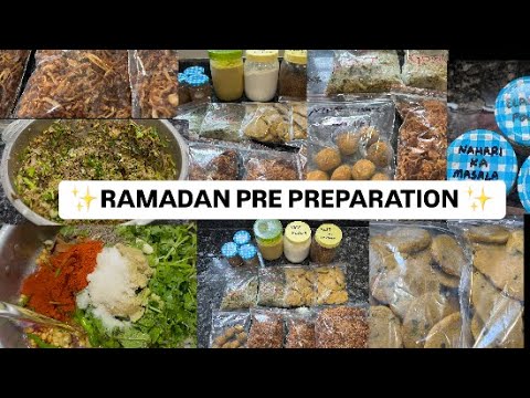 || 👌🏻RAMADAN PRE PREPARATION 🌙|| READY TO USE ITEMS || easy and ...