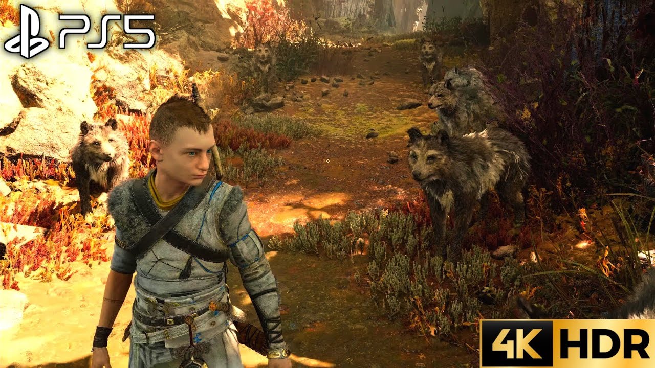 Atreus Roaming Around with Wolves GOD OF WAR RAGNAROK PS5 | GOW ...