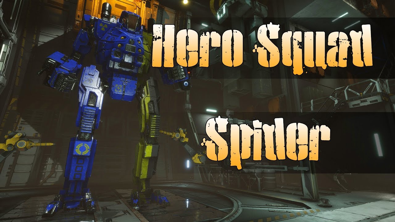 MechWarrior 5 - Hero Squad #1 - Spider-A - YouTube