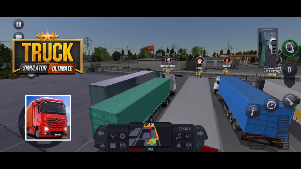Truck simulator ultimate online multilayer Havey driver - YouTube