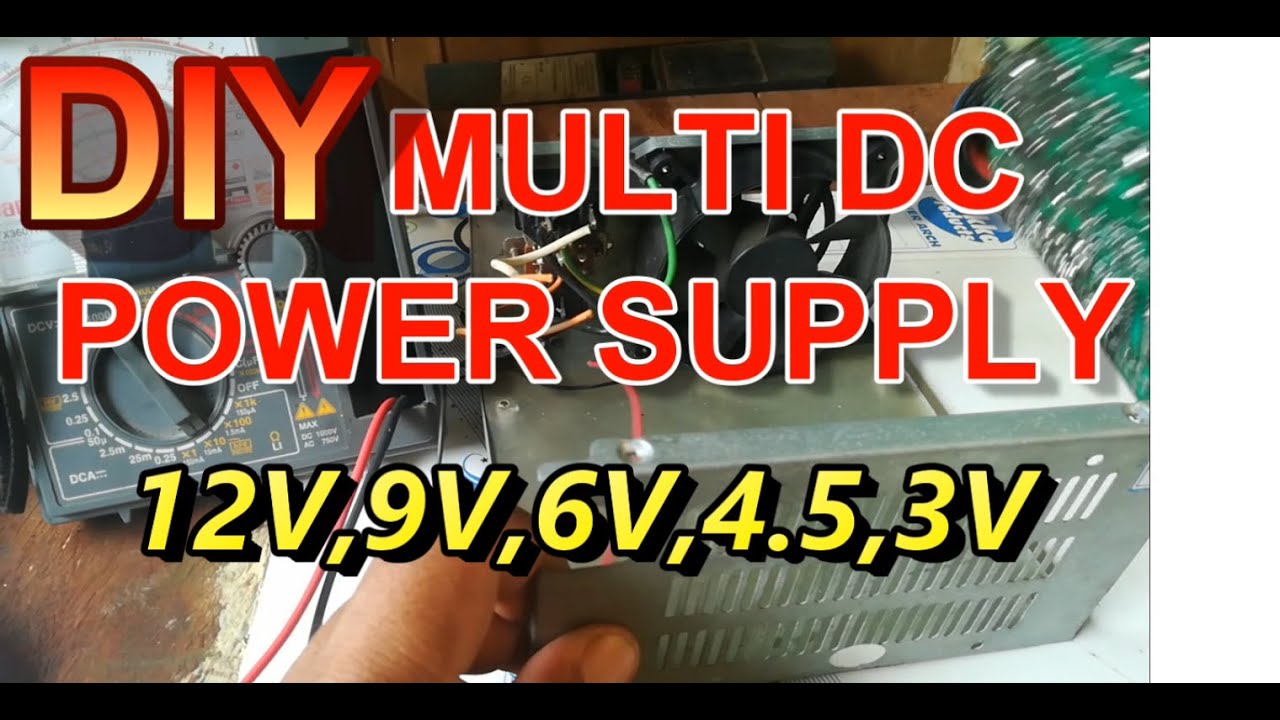 DIY MULTI DC POWER SUPPLY - YouTube