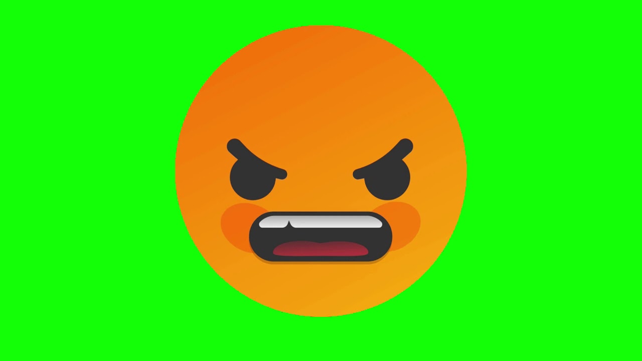 ANGRY EMOJI || GREEN SCRENEND || ANNOYED EMOJI || HD/1080P || SOUND ...