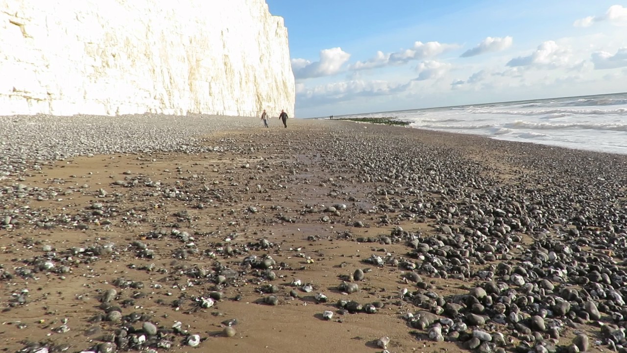 Beachy Head - Walk on the Beach in East Sussex England 08 - YouTube