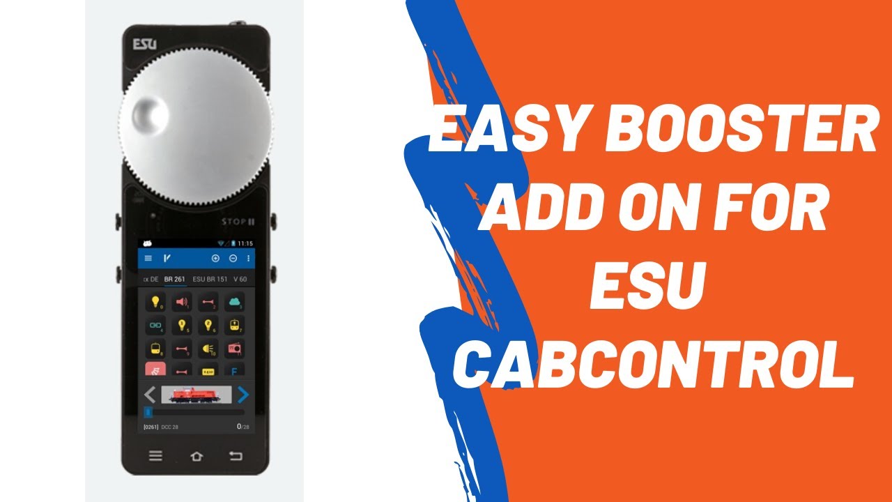 Easy Affordable Booster Add On For ESU CabControl - YouTube