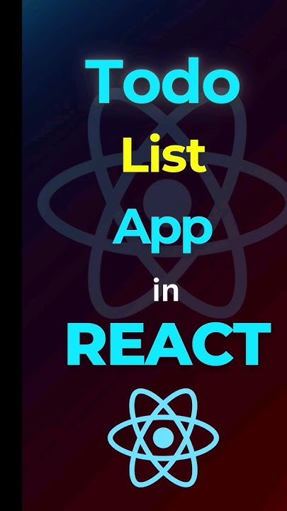 Todo list react js app. #reactjs #reactjstutorial #webdevelopment - YouTube