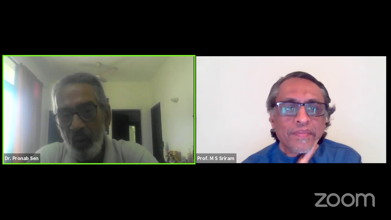 CBPS Webinar: In Conversation with Dr. Pronab Sen - YouTube
