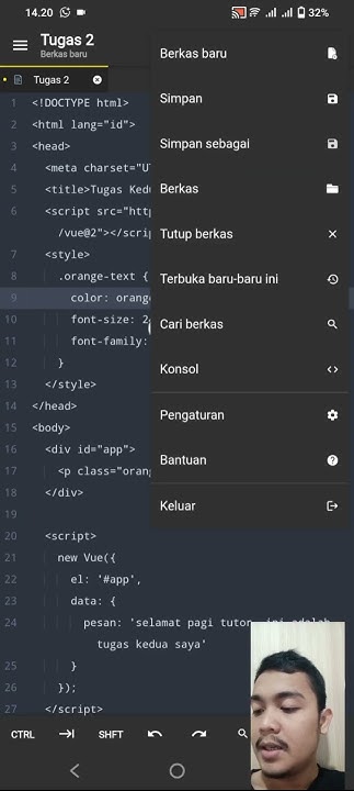 Tugas 2 Pemrograman Berbasis Web - YouTube