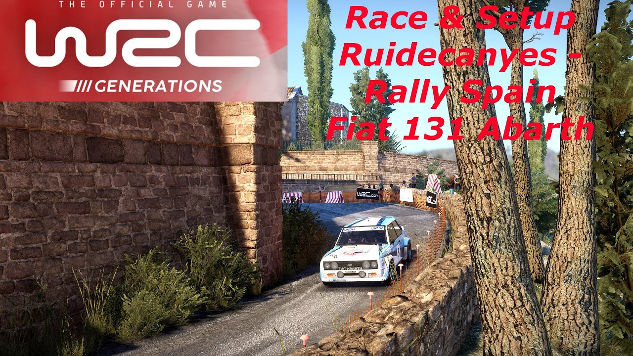 [#4K] WRC Generations | Race & Setup | Fiat 131 Abarth | Ruidecanyes ...