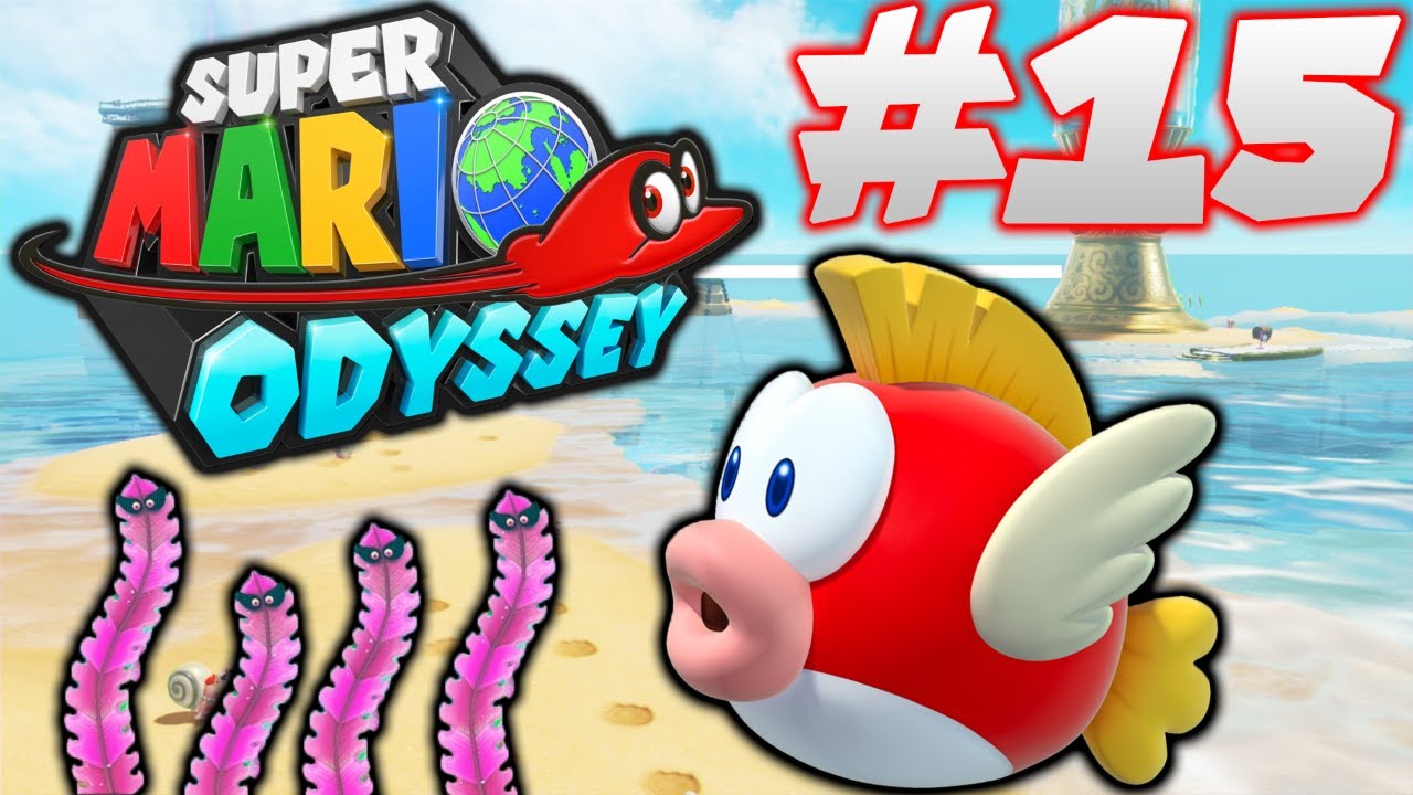Super Mario Odyssey Part 15: Scuba Diving for Power Moons - YouTube