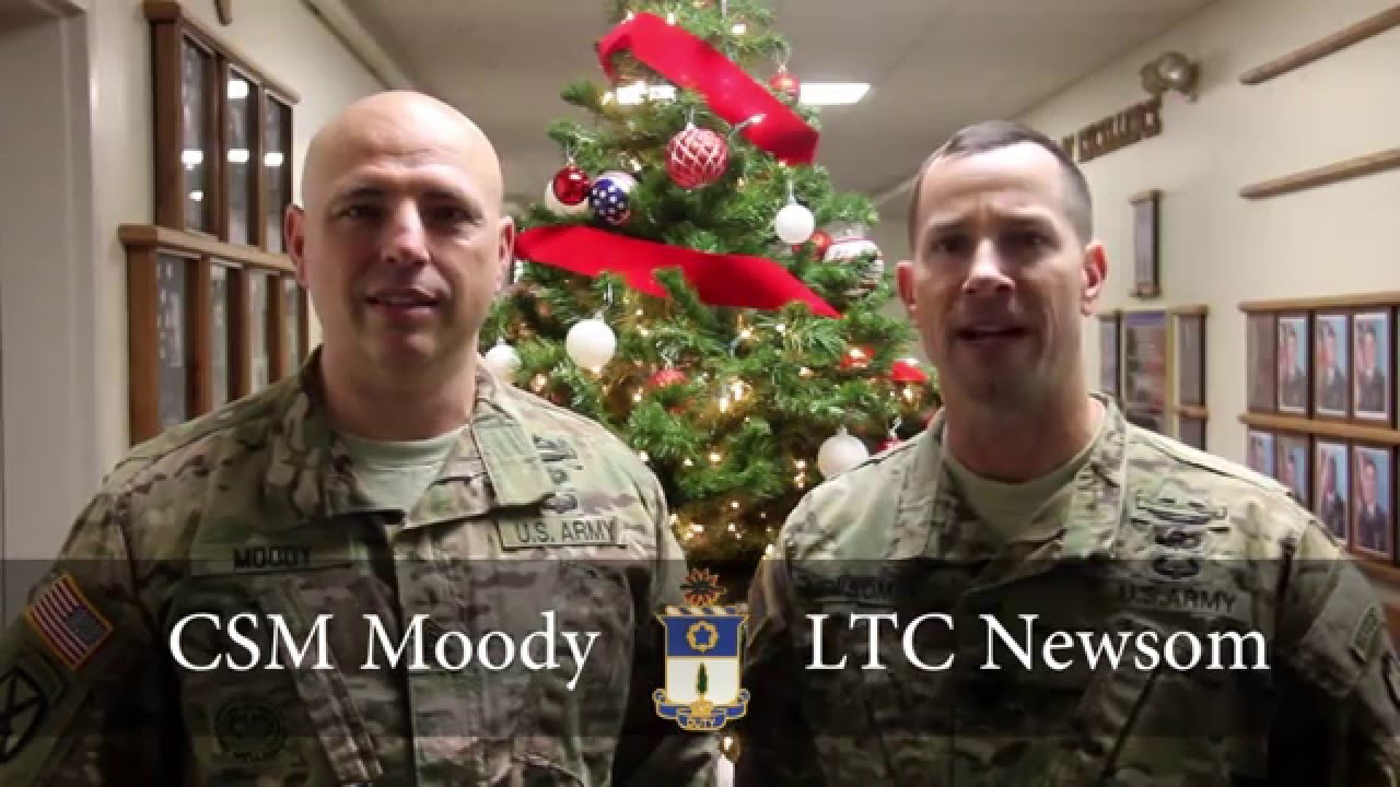 Holiday Message from the 3-21 Infantry "Gimlets" Command Team - YouTube