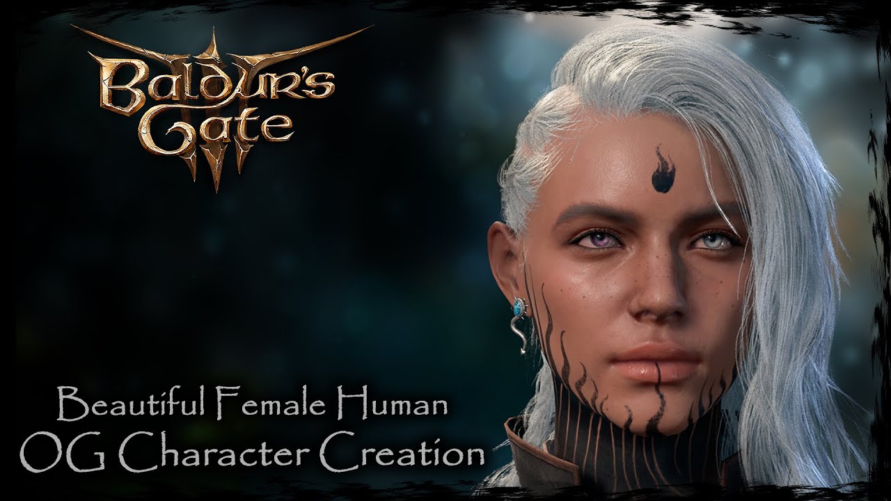 BALDUR'S GATE 3 || Beautiful Human [Original Character #117] - Female ...