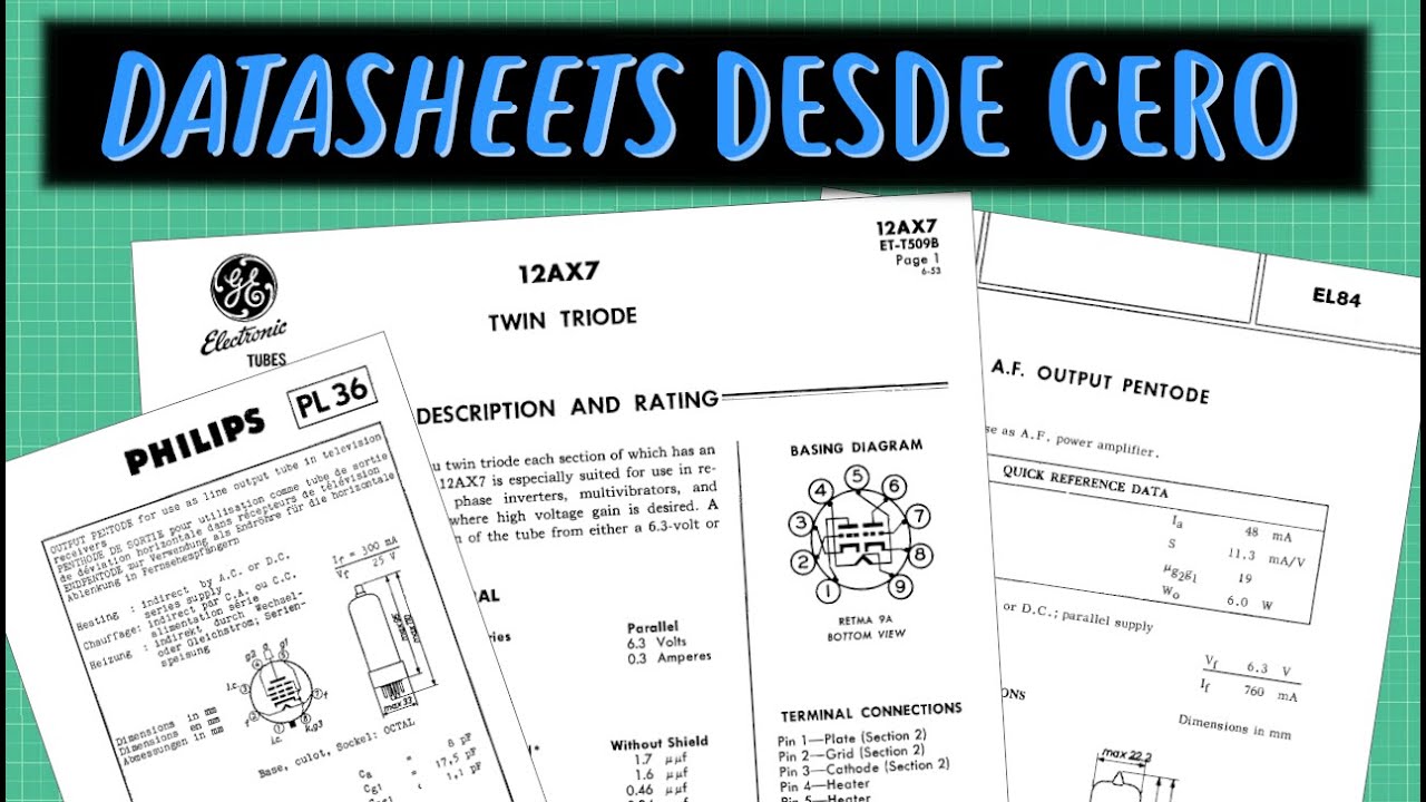 Datasheets desde cero - YouTube