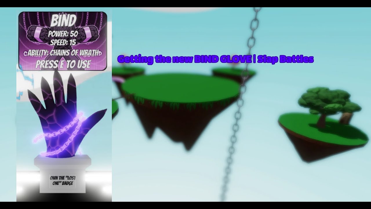 Getting the new BIND GLOVE | Slap Battles - YouTube