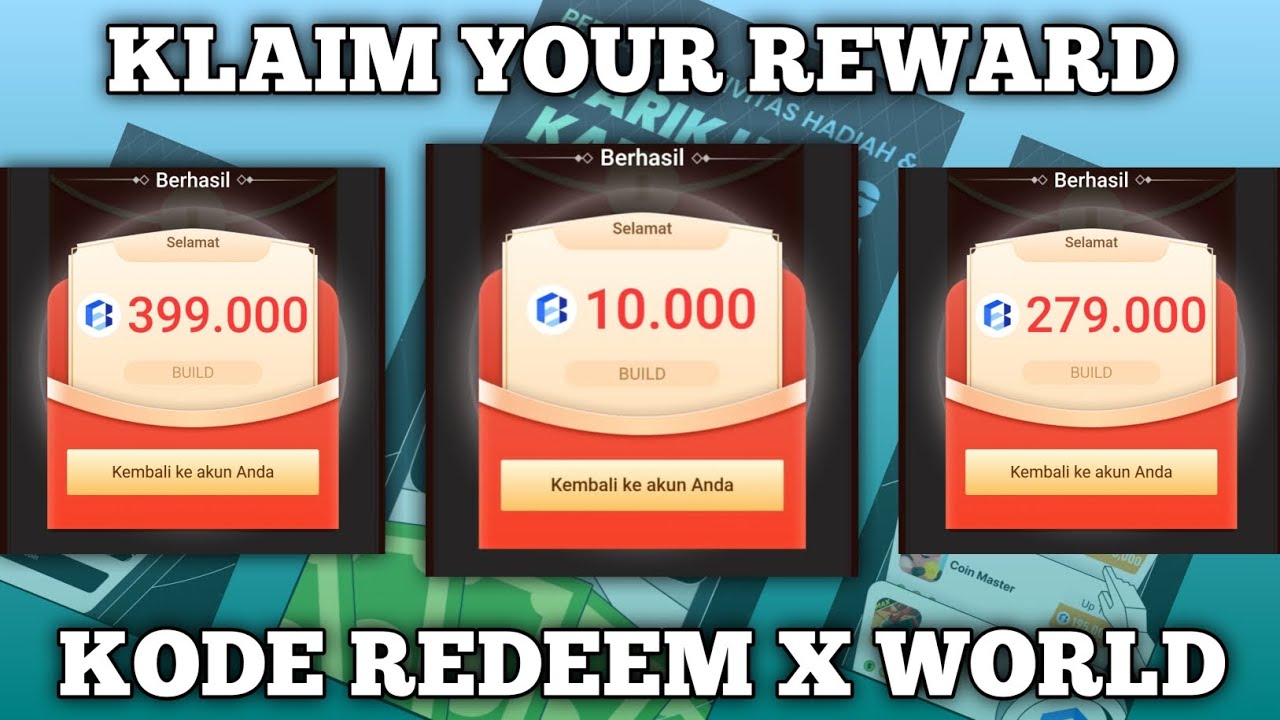 KODE REDEEM X WORLD HARI INI GRATIS || FREE GIFT CODE REDEEM X WORLD // DAILY GIFT CODE REDEEM ...