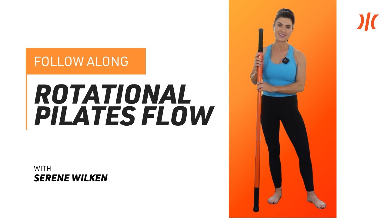 13 Minute Rotational Pilates Flow with Stick Mobility (Short Training ...