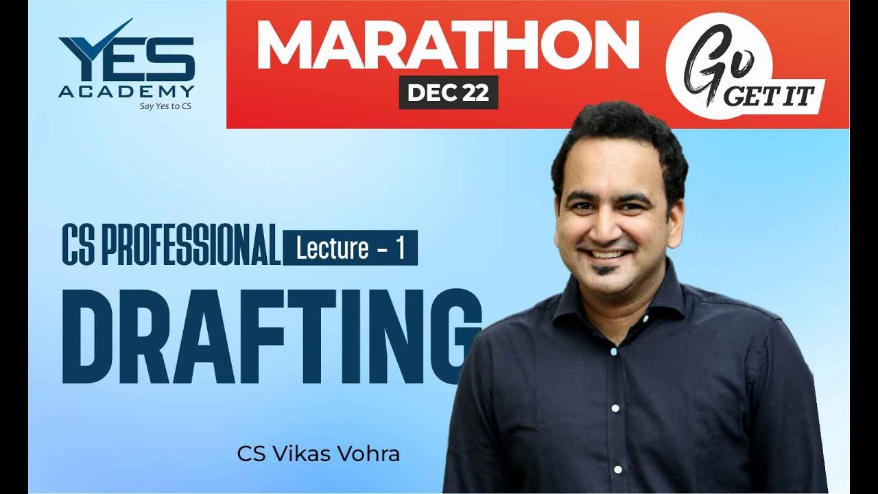 Drafting MARATHON for Dec 2022 | CS Professional Drafting Marathon Dec ...