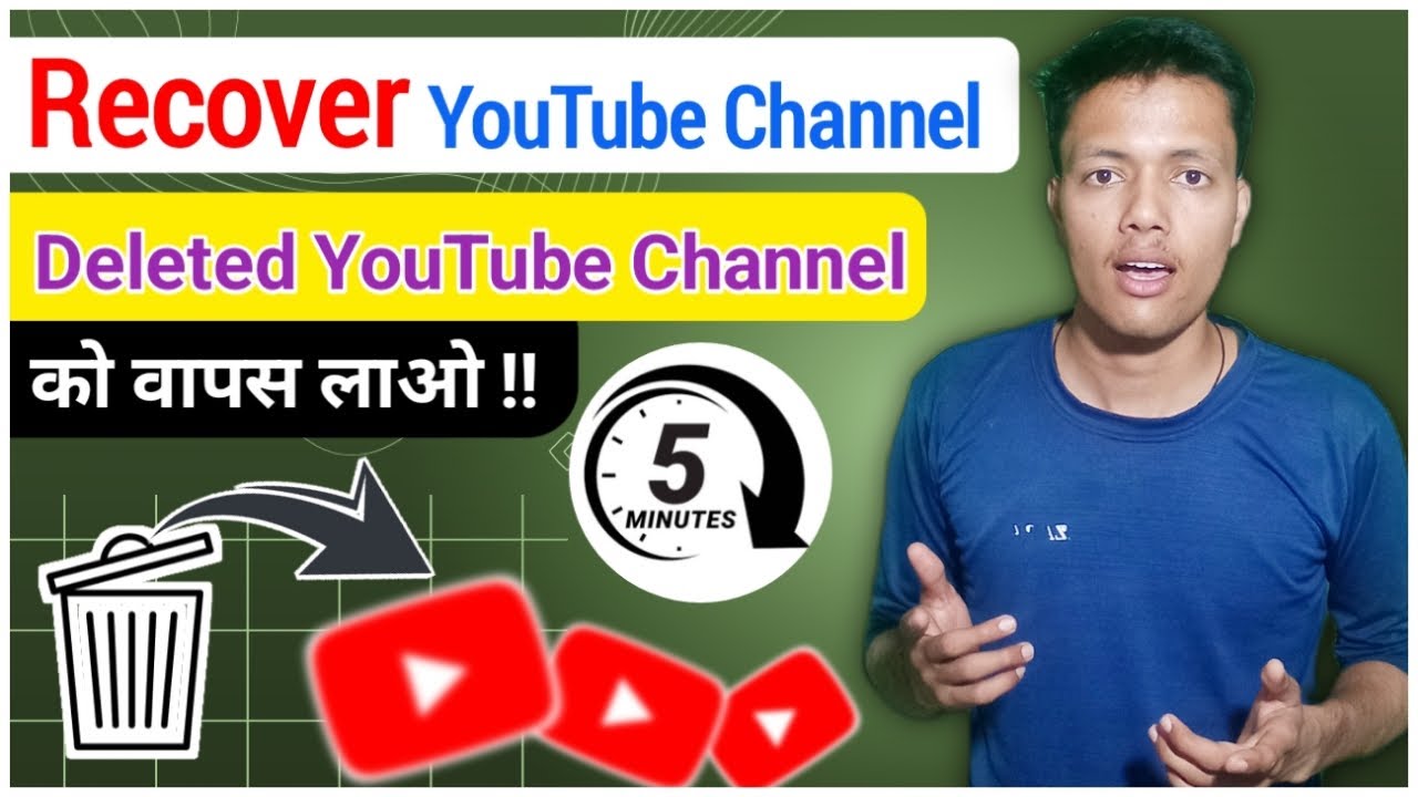 🔴 YouTube Channel Recovery: Step-by-Step Guide to Restore Deleted ...