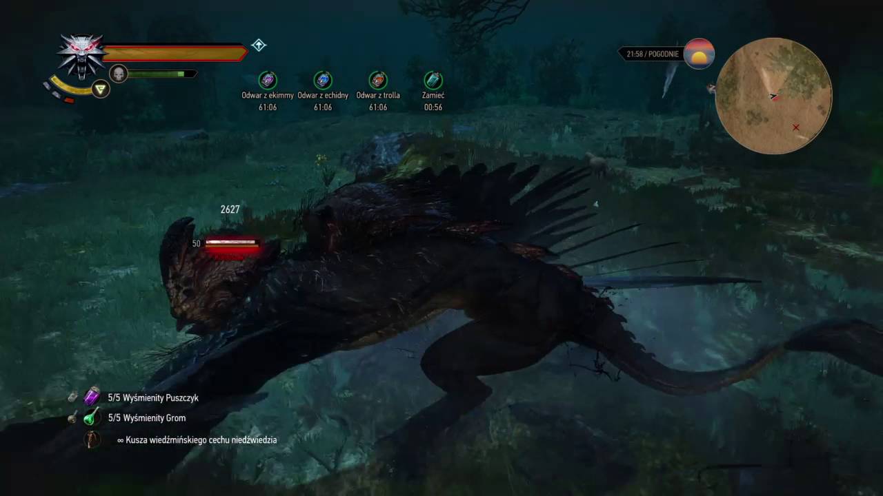 witcher 3 wild hunt blizzard potion 1vs1 - YouTube