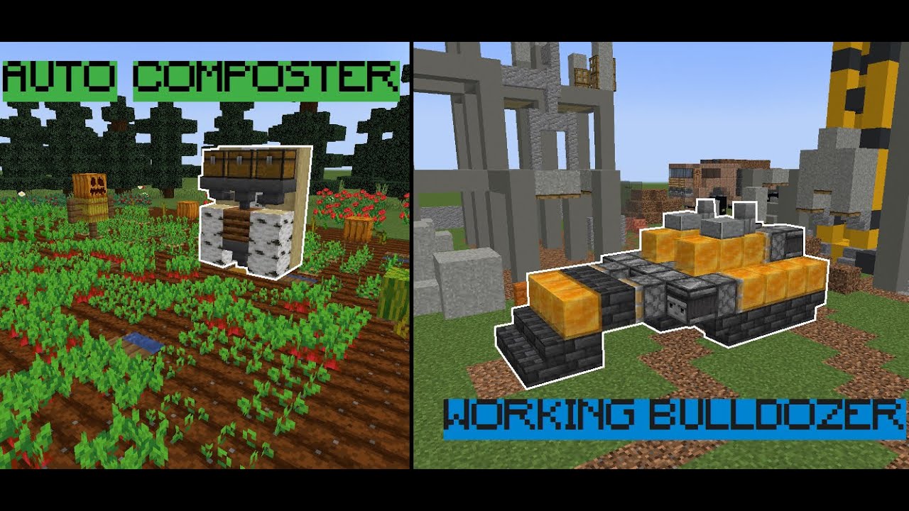 Minecraft: 4 Awesome Redstone Builds! - YouTube