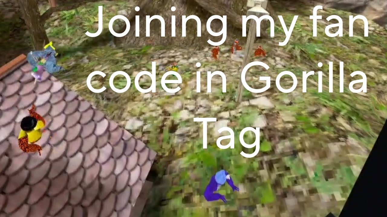 Joining my Fan code in Gorilla tag - YouTube