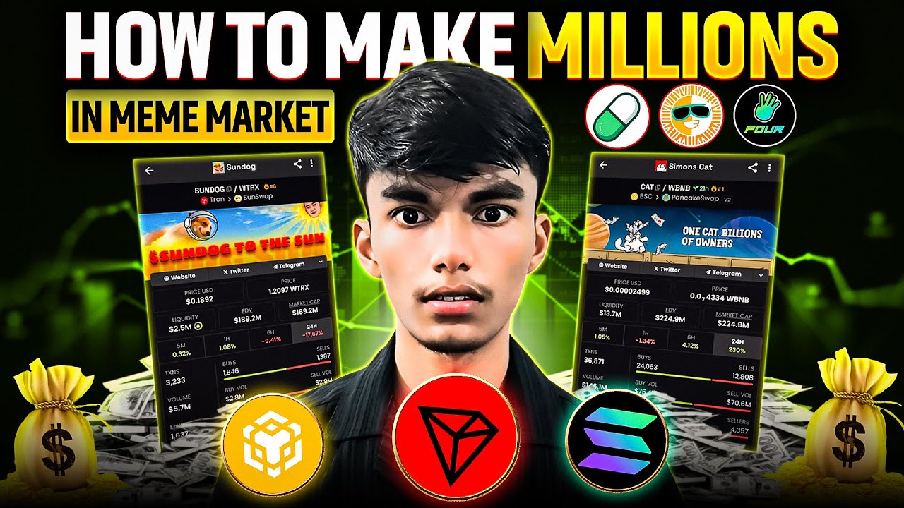 Step-by-Step Guide: How to Buy Meme Coins on Solana, BNB Chain, & Tron to Make Millions! 🔥 - YouTube